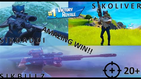 Squad Win 20kills Fortnite Squad Win Youtube