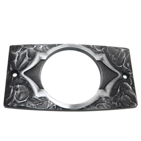 Vintage Amerock Monterey Door Knob Escutcheon Antique Silver 6263 As