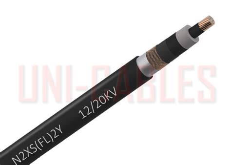 Waterproof Medium Voltage Power Cable Longitudinal Radially N2xs Fl 2y Xlpe