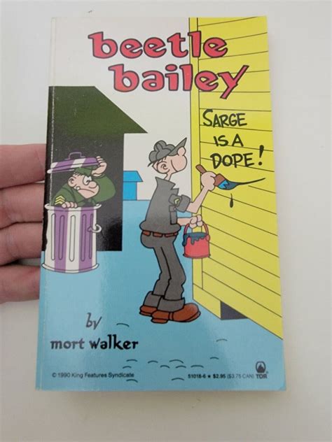 Vintage Beetle Bailey Sarge Is A Dope Comic Book Paperback Etsy