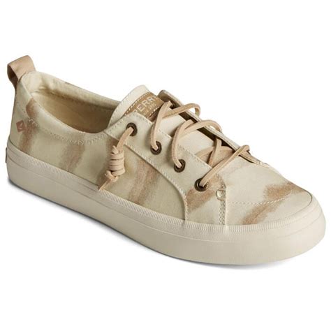 Sperry Womens Crest Vibe Tie Dye Stripe Sneaker Defender Marine