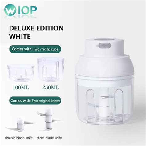 Electric Mini Chopper Meat Grinders Garlic Blender Wireless Portable