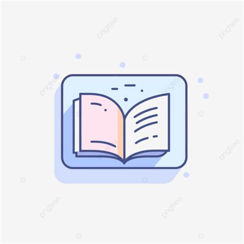 평면 디자인의 책 아이콘 벡터 흰색 배경에 열린 책 만화를 묘사한 직계 아이콘 Flaticon 및 드리블에 의한 벡터 일러스트 비핸스 Hd Png 일러스트 및 벡터