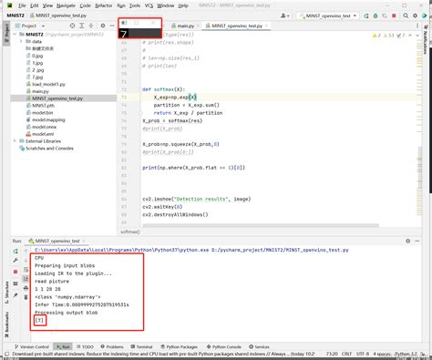 Pc端mnist数据集pytorch模型cnn网络转换为onnx部署树莓派4b和神经棒ncs2（使用openvino2021框架）树莓派