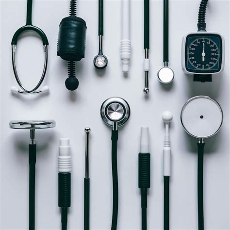 A Collection Of Electronic Devices Including A Digital Clock