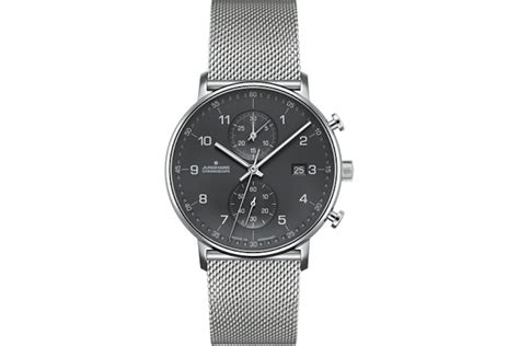 Junghans Form C 041487744 40mm In Stainless Steel Gb