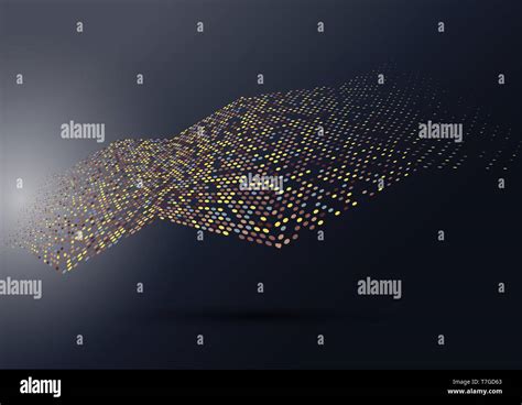 Abstract Design Background With Halftone Dots Stock Photo Alamy