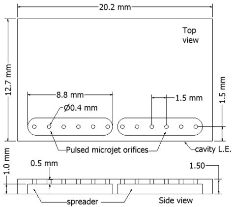 Pulsed Actuator Used For Supersonic Cavity Flow Control Download Scientific Diagram