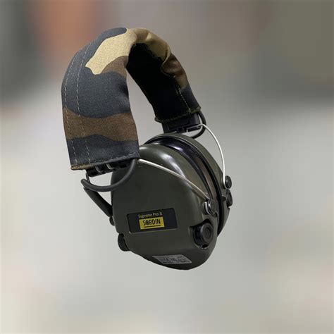 Тактические Активные Наушники Sordin Supreme Pro X для Стрельбы с Шумоподавлением Олива 75302