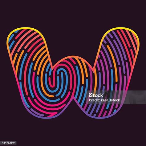 W 알파벳 꺾은선형 아이콘크기 기업 재무와 산업에 대한 스톡 벡터 아트 및 기타 이미지 기업 재무와 산업 기하 도형 낱말 Istock