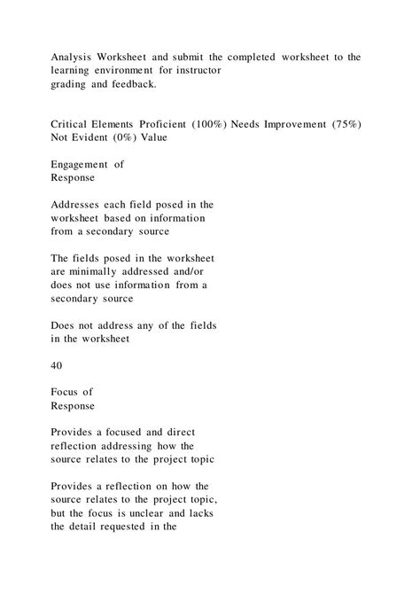 His 100 Sample Secondary Source Analysis Worksheet Pdf