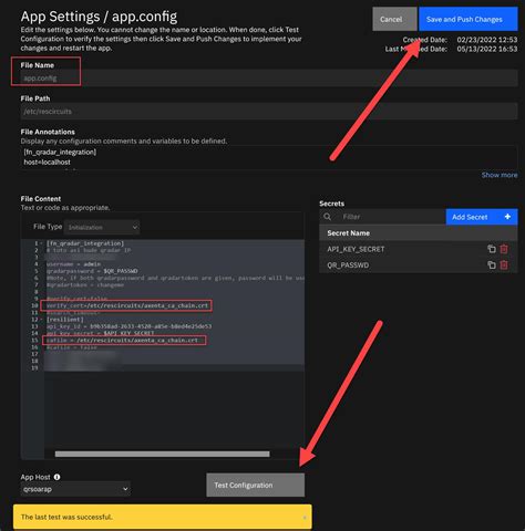 Certificate Path For Ibm Qradar Functions For Soar App Ibm Qradar Soar