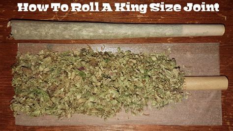 How To Roll A King Size Joint [step By Step And Easy] Youtube