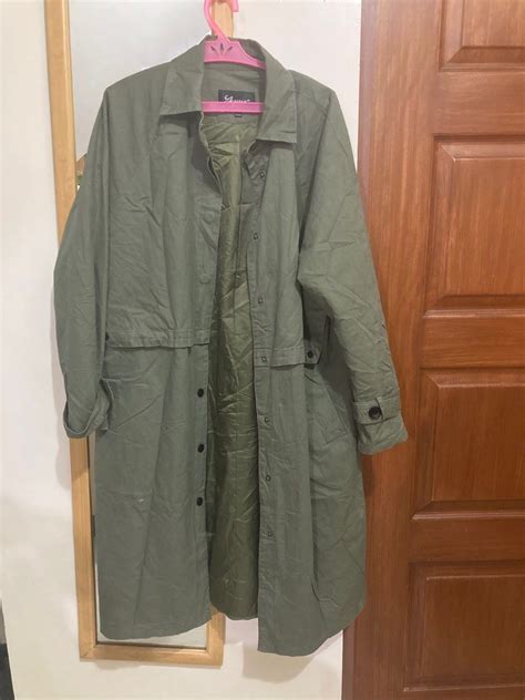 Army Green Trench Coat Womens Fashion Coats Jackets And Outerwear