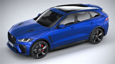 재규어 F 페이스 Svr 2021 3d 모델 129 3ds C4d Fbx Lwo Ma Max Obj Free3d