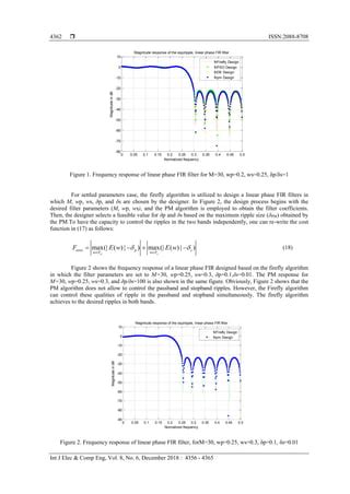 Linear Phase FIR Low Pass Filter Design Based On Firefly Algorithm PDF