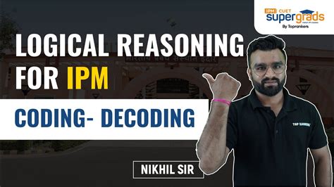 Coding Decoding Concepts Logical Reasoning For IPMAT 2023 IPMAT