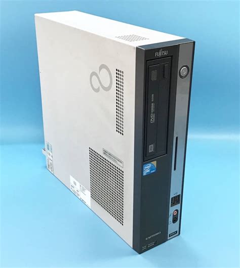 傷や汚れあり動作品 FUJITSU ESPRIMO D550 A FMVDE3A0L1 Windows10 PRO Core2Duo 32bit メモリ4G HDD 140GB