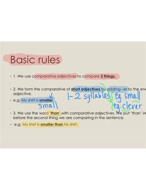 F2 Eng Comparative Adjectivesshort Adjadding Ier
