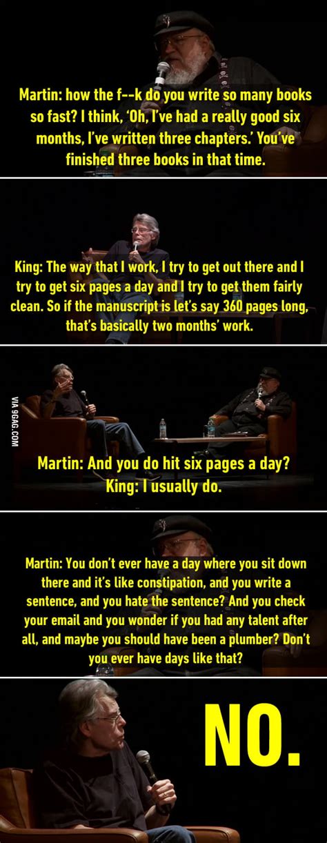 George Rr Martin And Stephen King 9gag