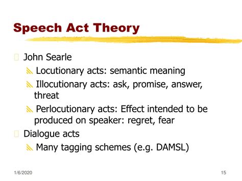 Ppt Discourse Structure Recognition Dialogue Acts And Segmentation Powerpoint Presentation Id