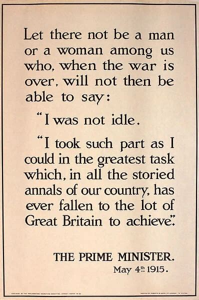 Wwi Poster Prime Ministers Speech Our Beautiful Pictures Are Available