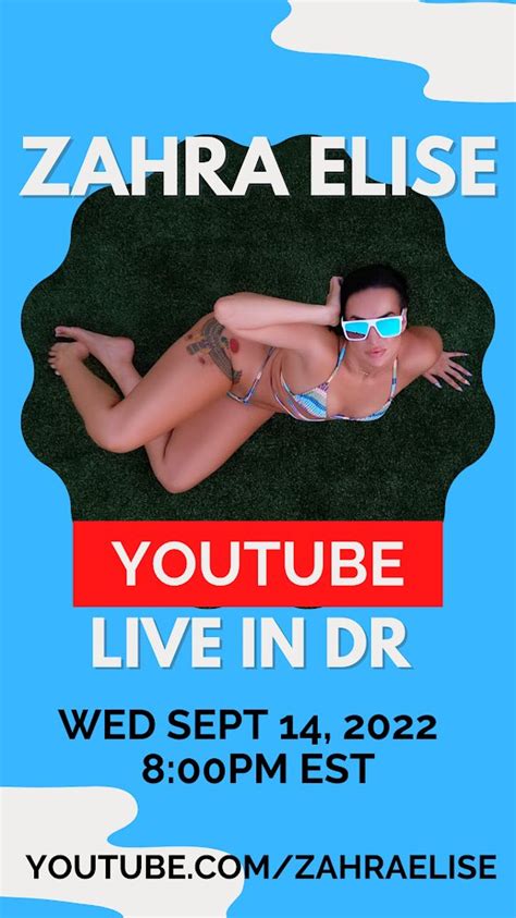 Zahraelise On Twitter Tomorrow With Some Special Guests