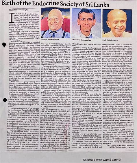 Sanjeeva Samarasinghe On Linkedin News From The Past