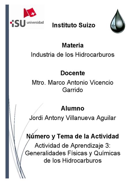 Act 3 Generalidades De Los Hidrocarburos Pdf