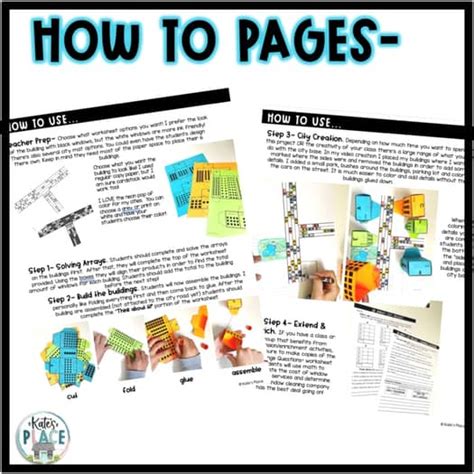 Array City 3d Math Project By Kates Place Tpt