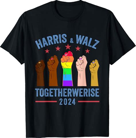 Kamala Harris Tim Walz 2024 Election Lgbt Harris Walz Waltz T Shirt