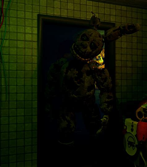 Springtrap Fnaf 3 C4d By Shad0ww2 On Deviantart