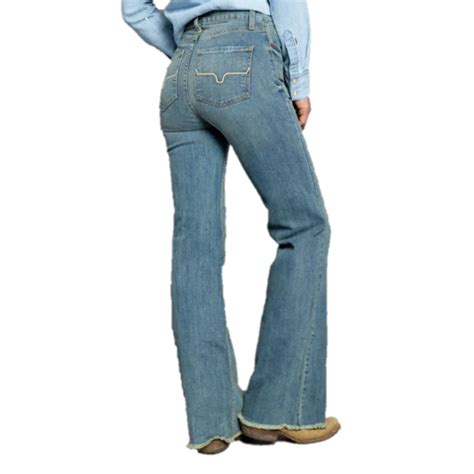 Kimes Ranch® Ladies Olivia Light Wash Wide Leg Denim Jeans