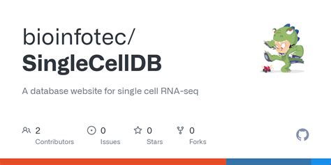 Github Bioinfotecsinglecelldb A Database Website For Single Cell
