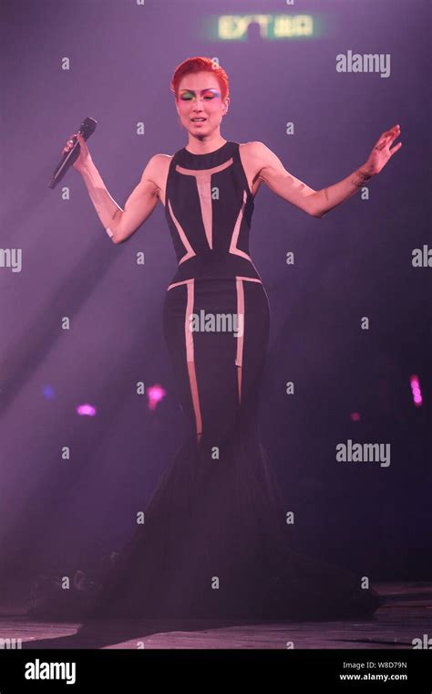 Hong Kong Actress And Singer Sammi Cheng Performs During Her Concert In