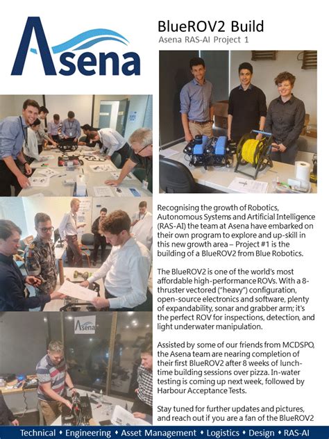 Asena On Linkedin Building The Bluerov2