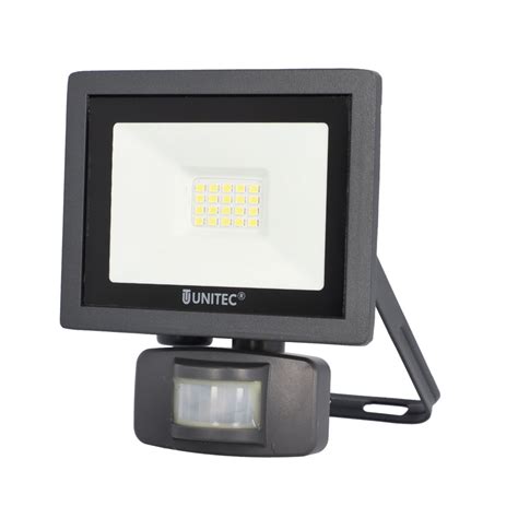 Unitec LED Wandstrahler Mit Bewegungsmelder 10W 800lm Anthrazit 220882