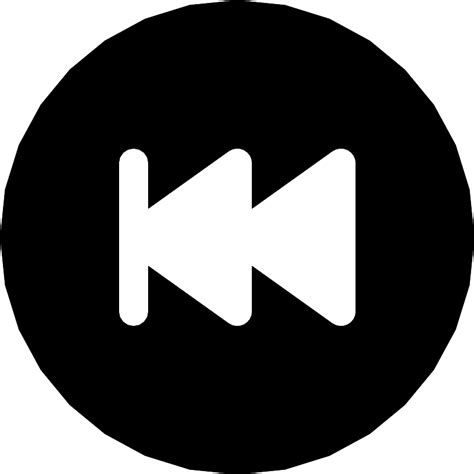 Skip Backward Circle Fill Vector SVG Icon SVG Repo