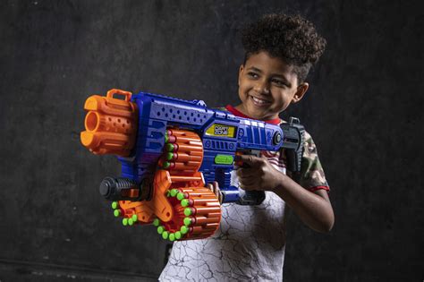 Savage Spin Triple Drum Motorized Blaster Dart Zone