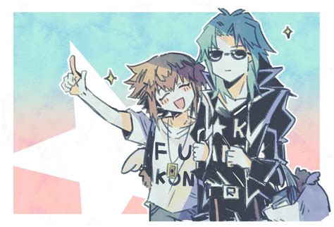 Yuuki Juudai And Marufuji Ryou Yu Gi Oh And 1 More Drawn By Ncross