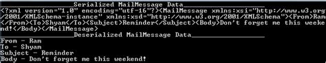 Dot Net Example Xml Serialization And Deserialization In C With Example