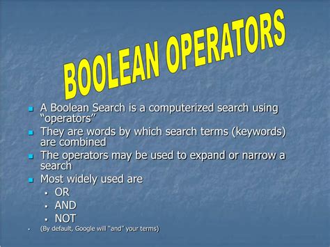 Ppt Introduction To Basic Boolean Search And Truncation Methods Powerpoint Presentation Id