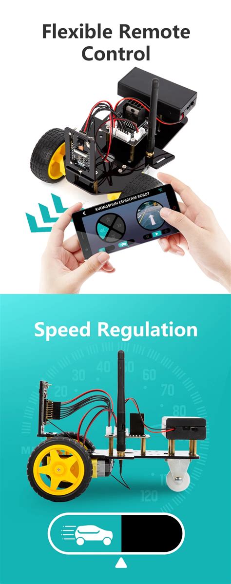 Robotlinking Wifi Robot Esp32 Camera Iot Kit Robot Car Esp32 Cam C Programming Pdf Tutorial