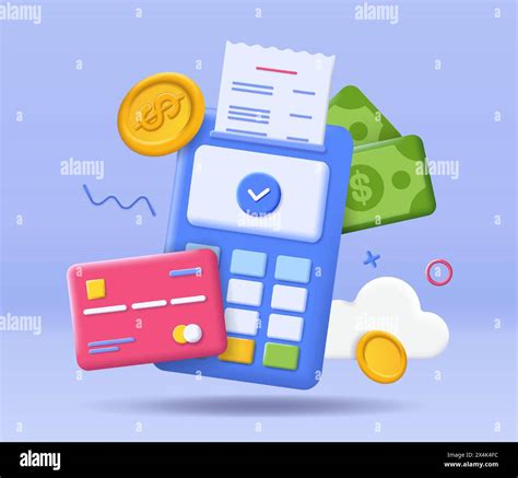 3d Payment Vector Poster Stock Vector Image And Art Alamy