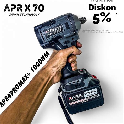 Jual APR JAPAN AP84PROMAX Raja Bor Impact Wrench Cvt Edition 1000nm