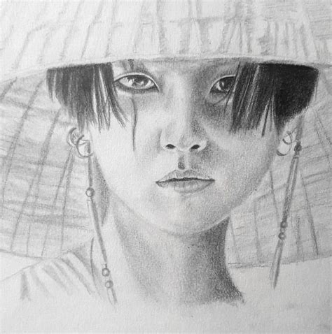 དཀོན་མཆོག། On Instagram Bts Sugabighitentertainment Sketch Art