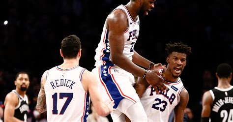 Jimmy Butler Hits Game Winning Shot To Lift Sixers Past Nets 127 125