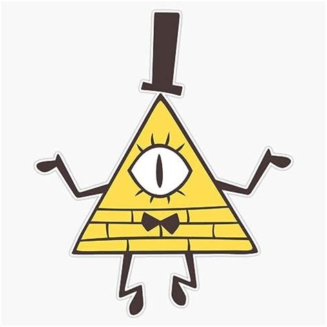 Gravity Falls Bill Cipher Sticker Bumper Sticker Vinyl