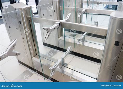 Security System At Entry Stock Image Image Of Station