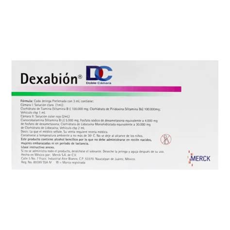 Dexabion Dc Inyección 3 Ml Tratamiento Reumatológico